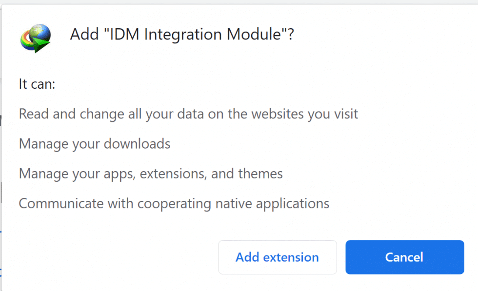 How to configure IDM extension for Chrome?