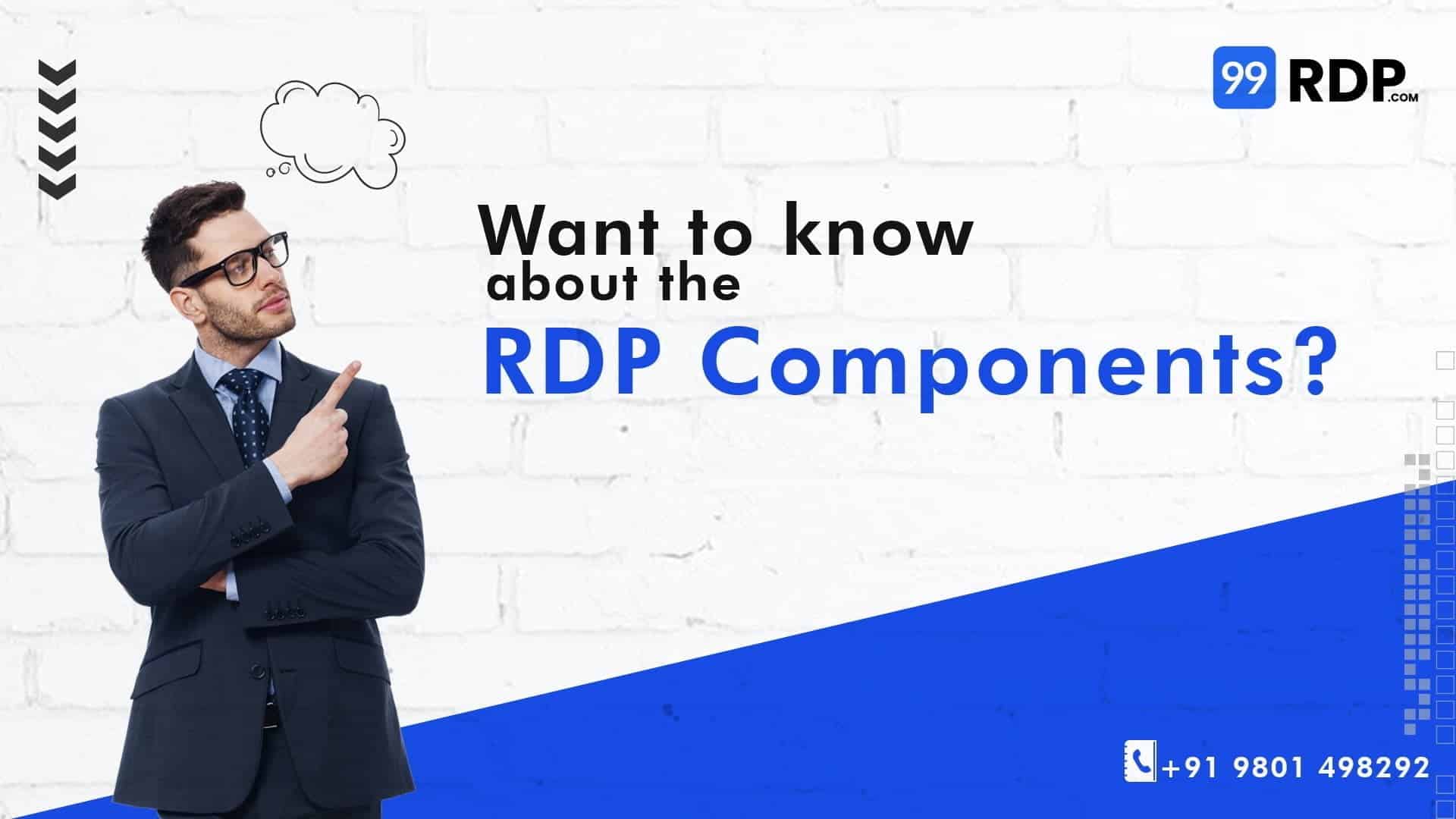 RDP components. buy cheap and dedicated RDP from 99rdp.com