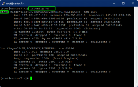 Change IP Address On CentOs 7 Linux VPS